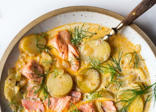 Simple Salmon Chowder - Keohane Seafoods